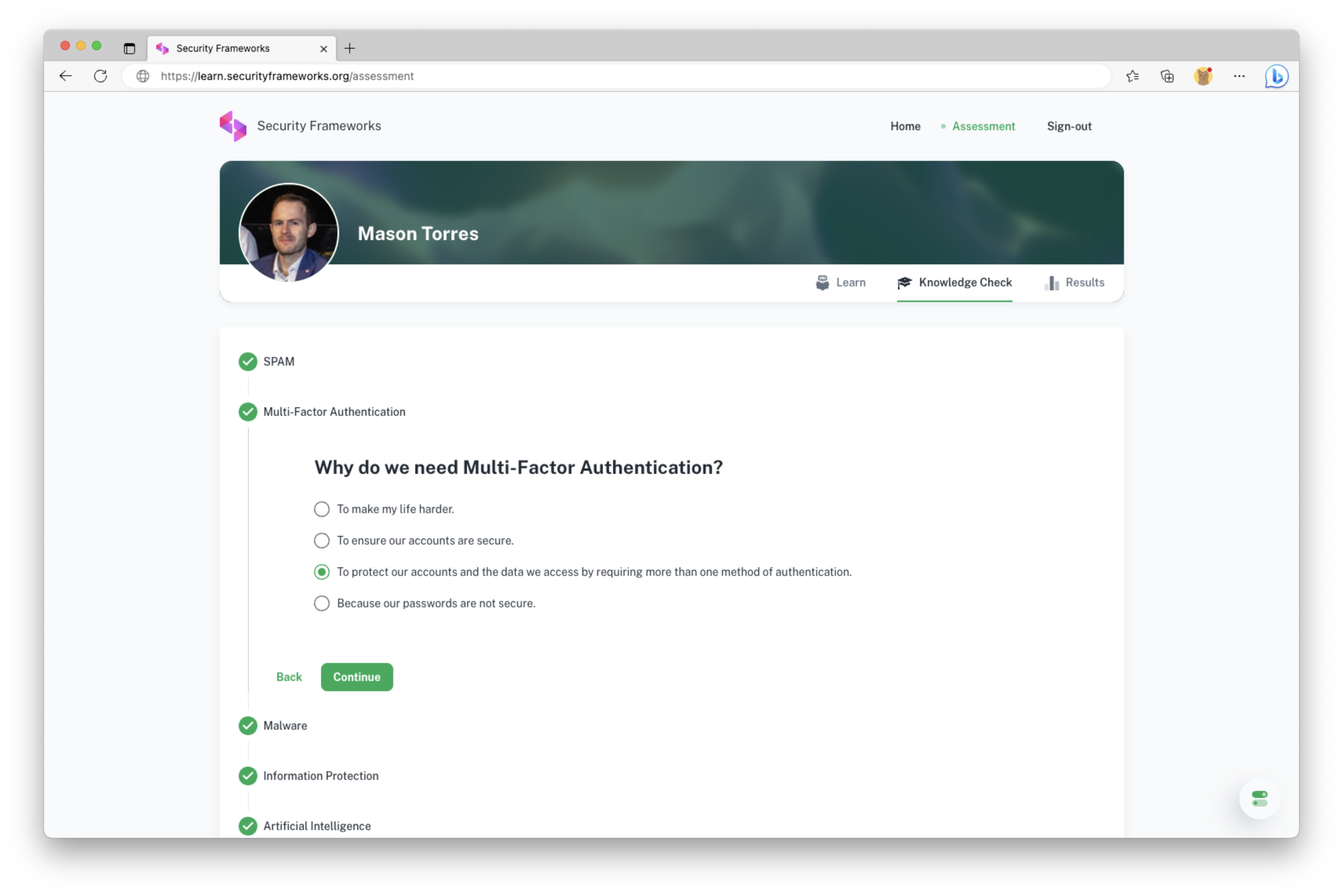 Security Frameworks
